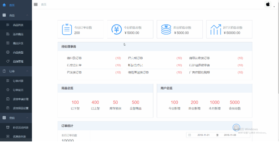 Java 商城系统源码含数据库脚本 计算机代码，编程代码下载