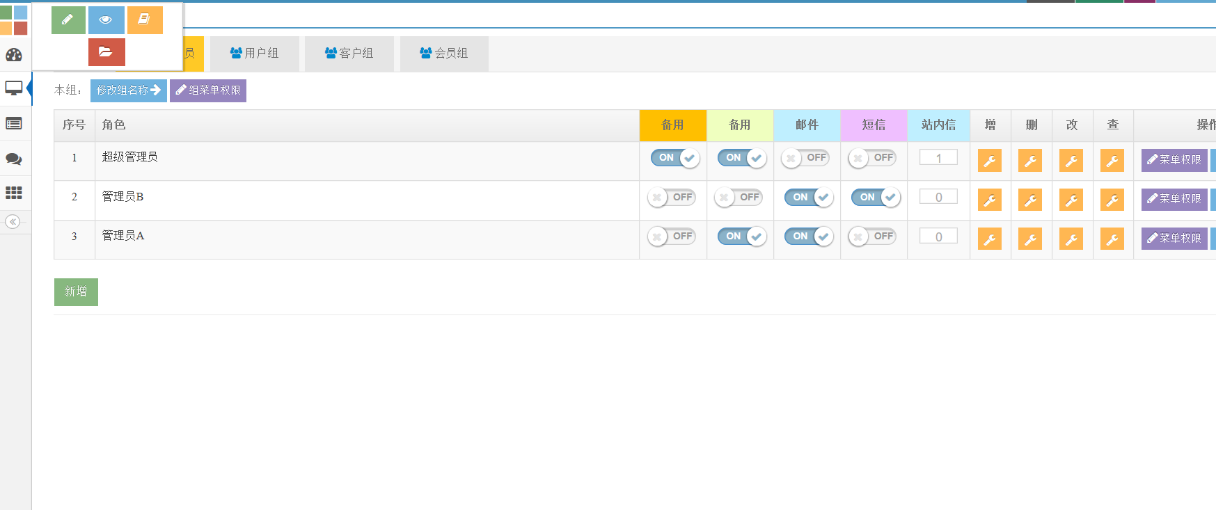 Java后台权限管理模板mysql数据脚本 计算机代码，编程代码下载