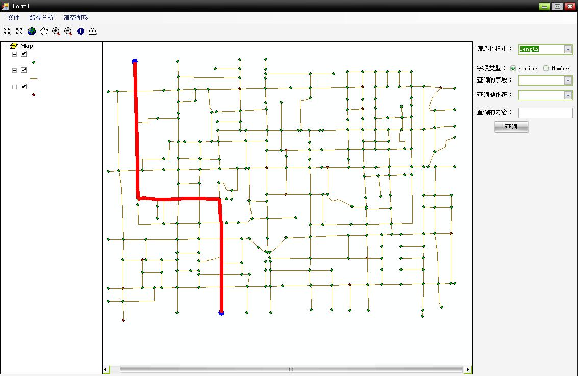 Gis最短路径实例（esriarcgis） 计算机代码，编程代码下载